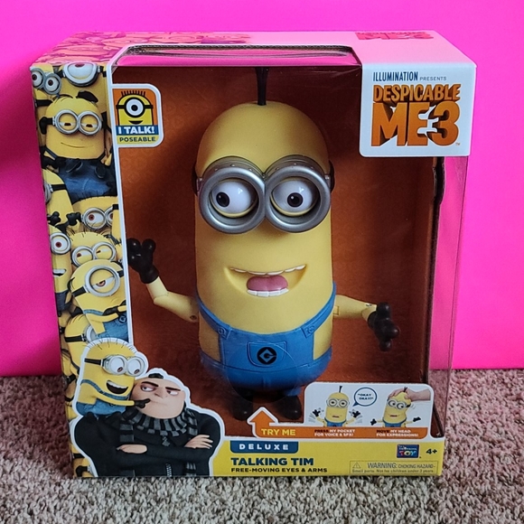 Other | Despicable Me 3 Deluxe Talking Tim | Poshmark